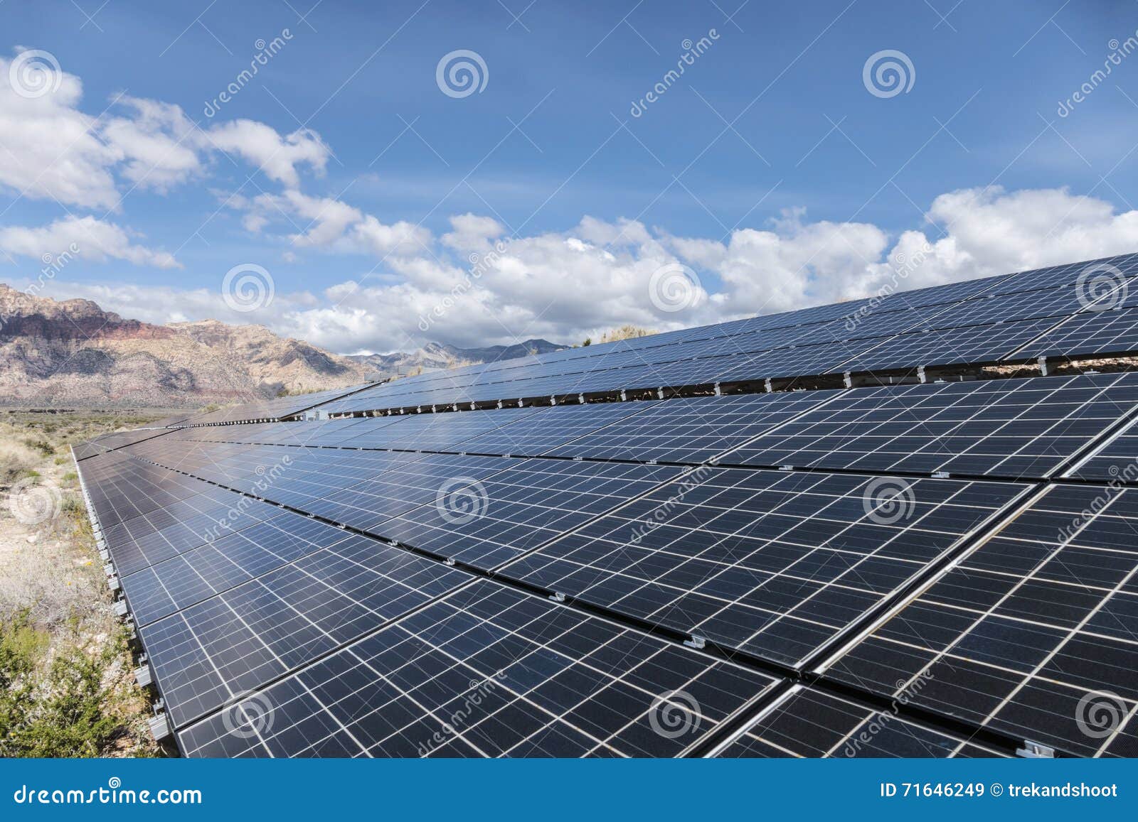 Solar Panels Mojave Desert Backdrop Stock Photos - Free & Royalty-Free ...