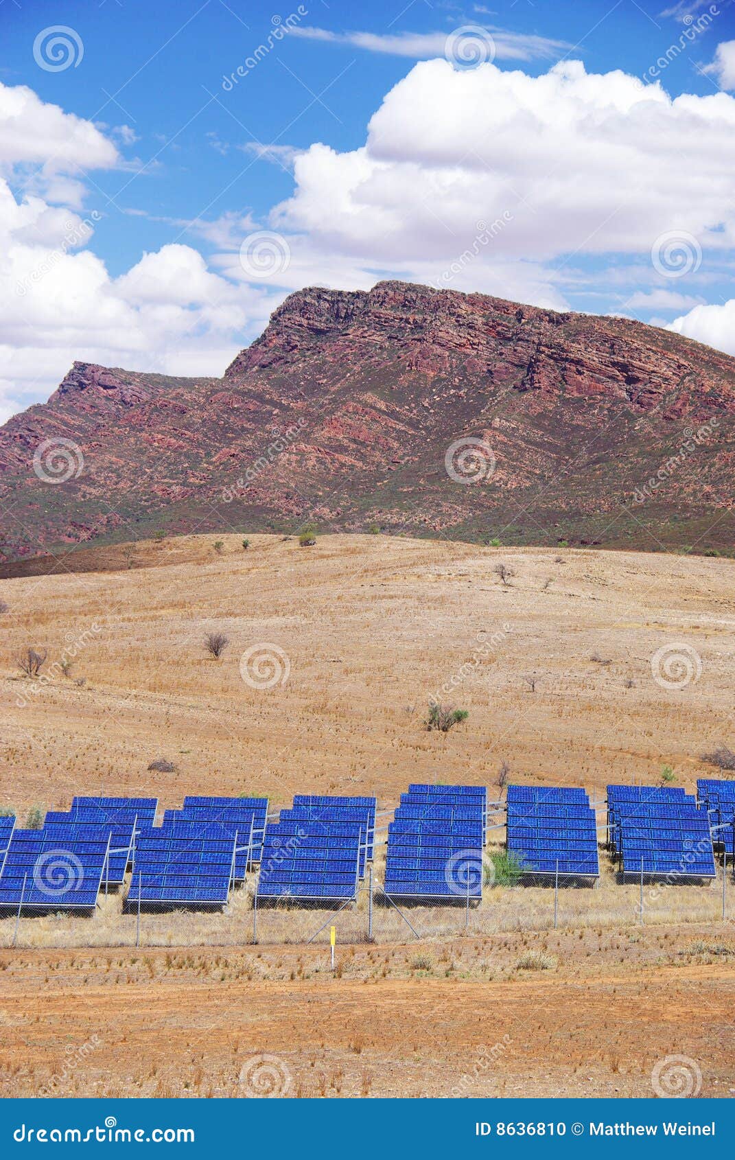 Solar Panels & Mountains Stock Photo - Image of efficient, environment ...