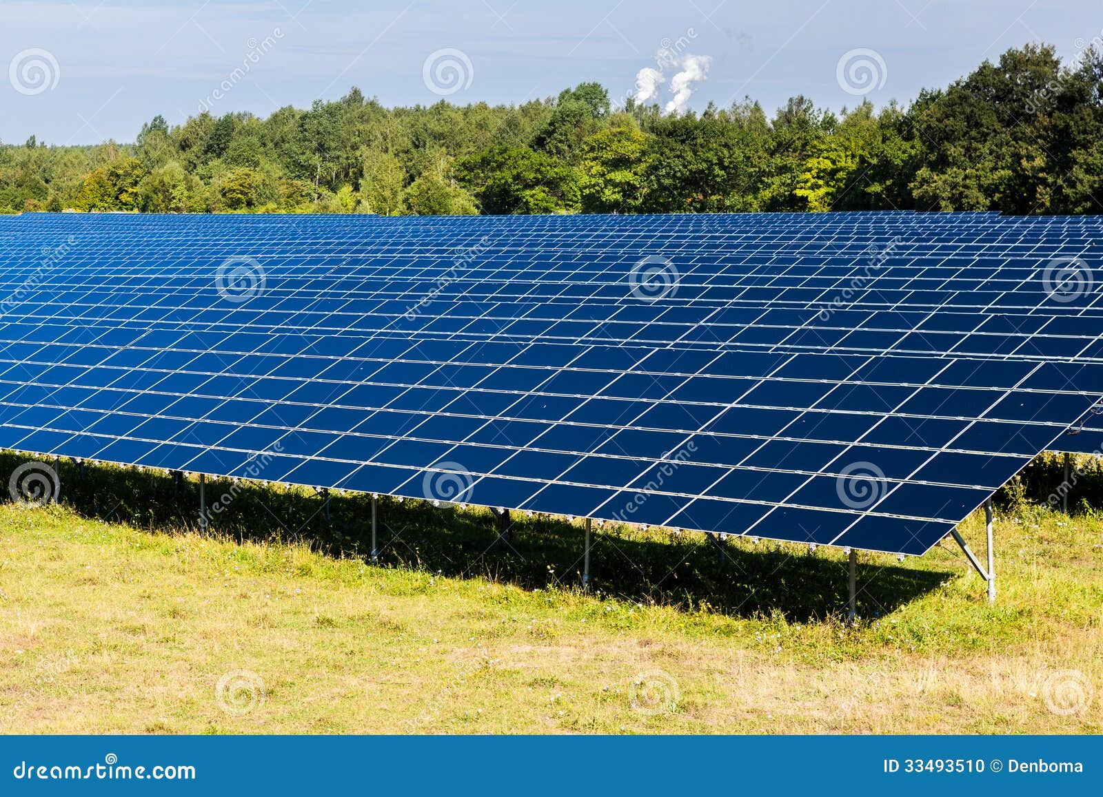Solar panels stock photo. Image of green, energy, electric - 33493510