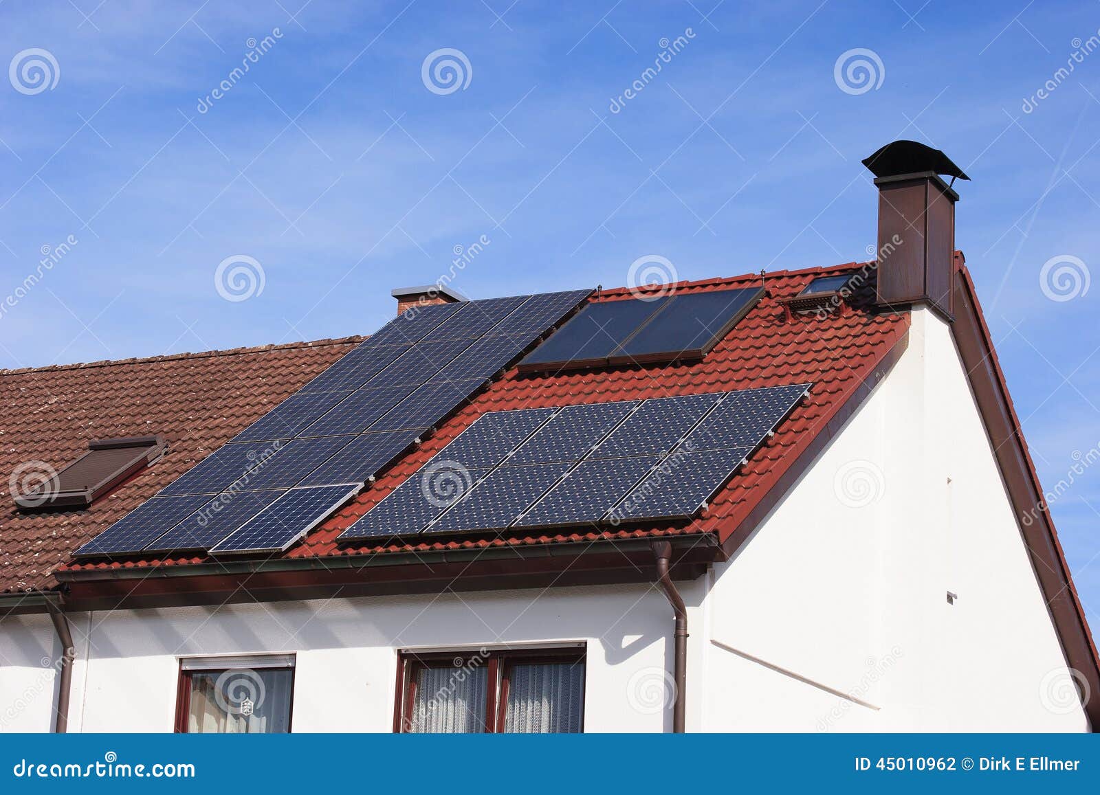 Solar panels stock photo. Image of photovoltaic, production - 45010962
