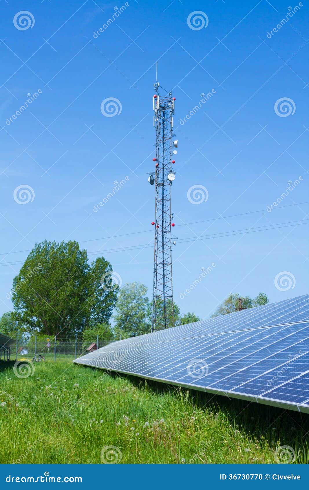 Solar panels stock photo. Image of electrical, future - 36730770