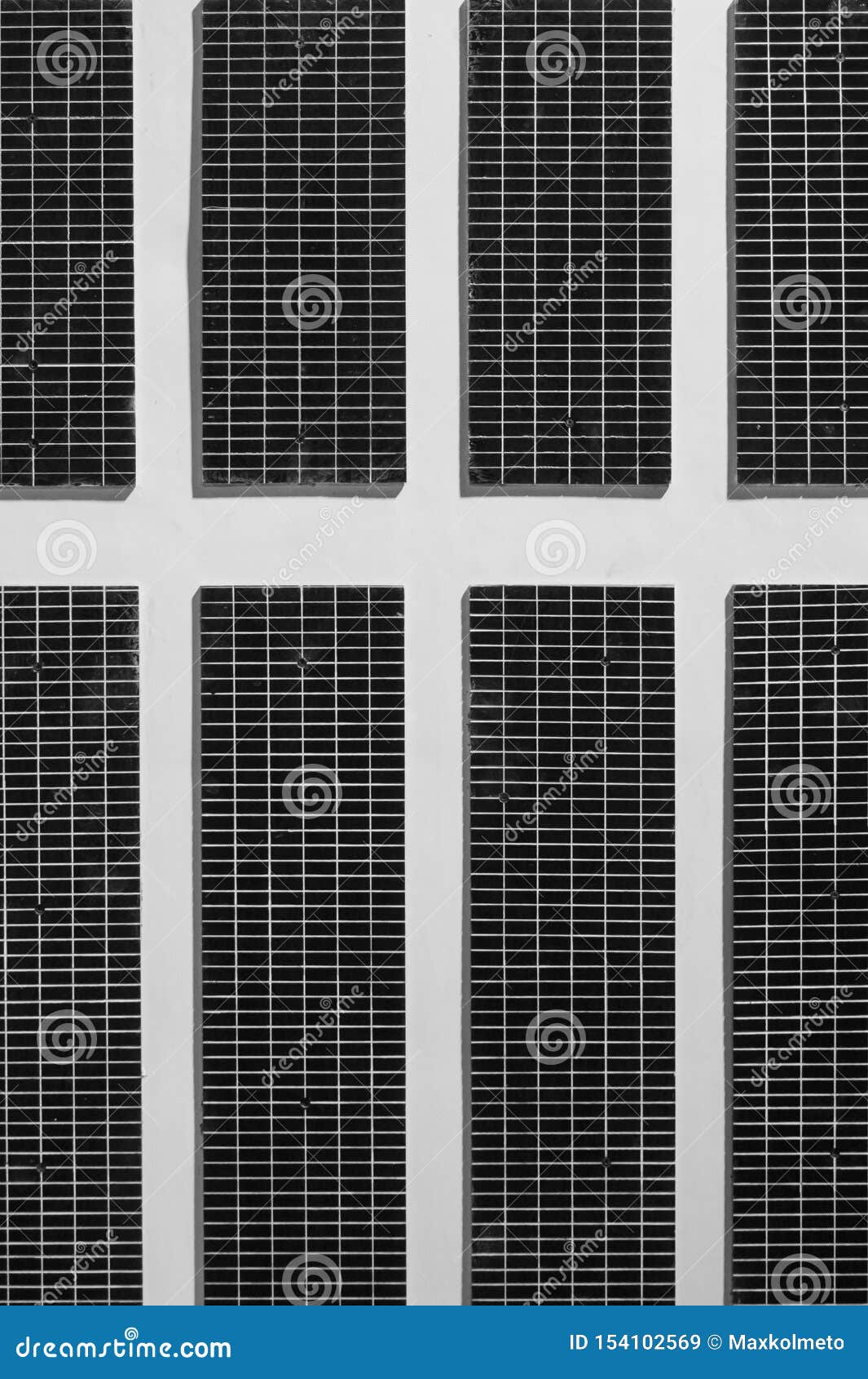 Black Solar Panel Texture