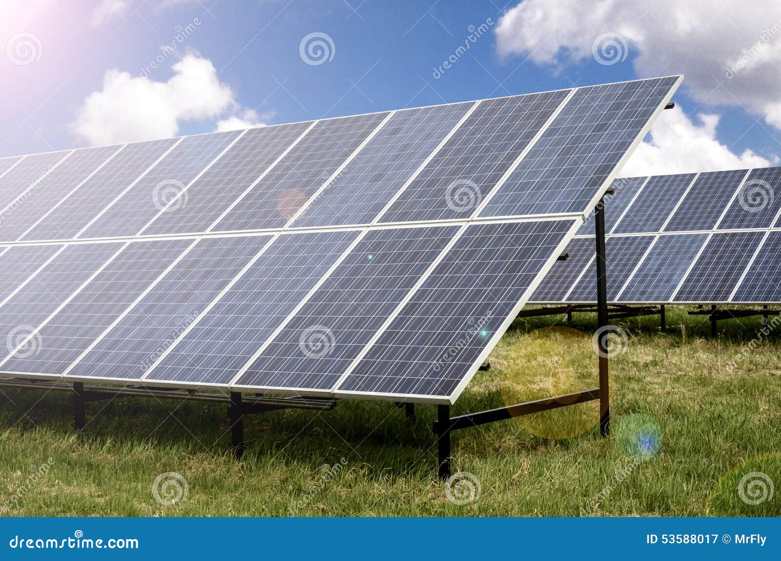 Solar panels stock image. Image of environmental, consumption - 53588017