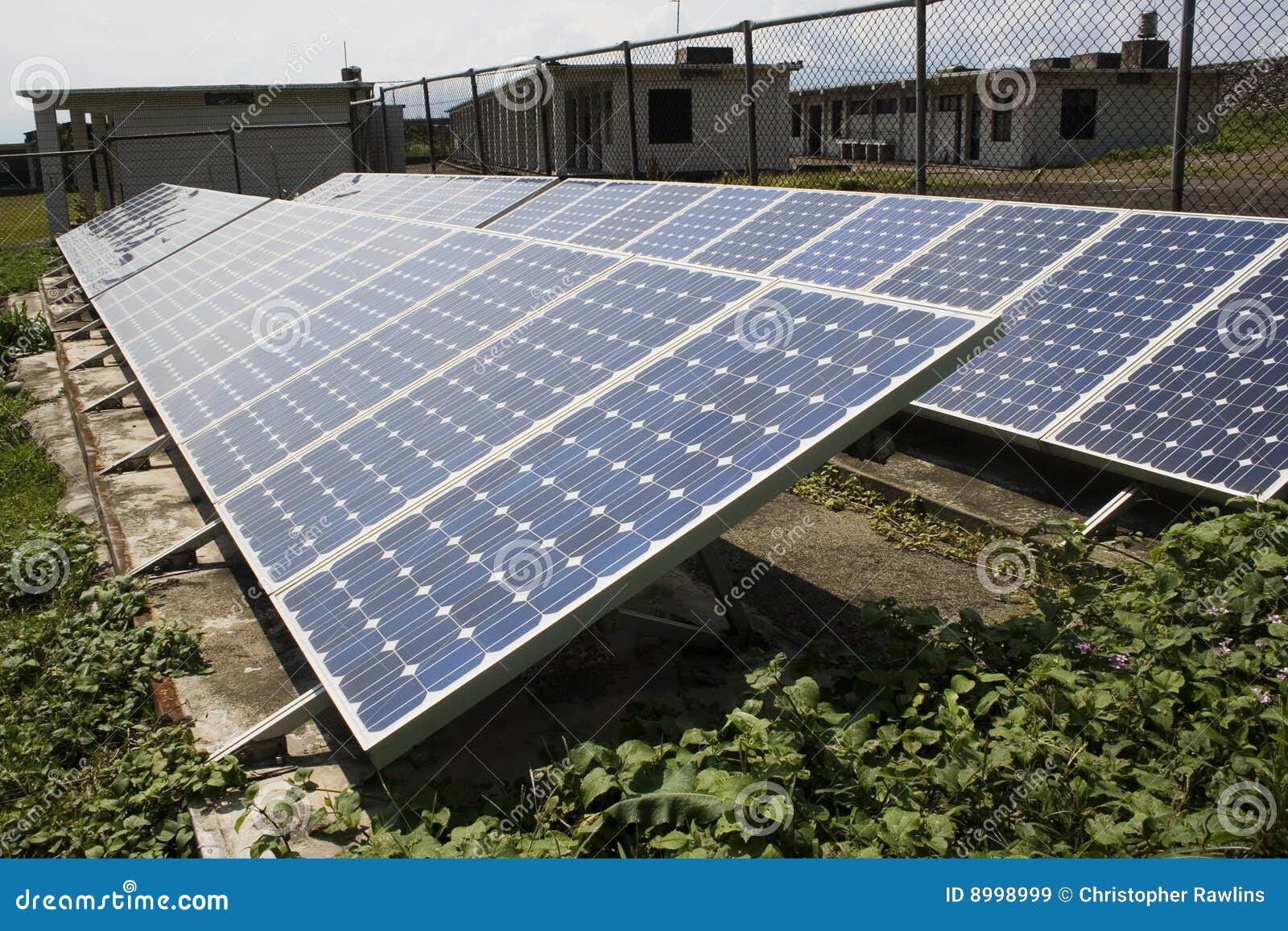 Solar Panels Providing Energy Stock Image - Image of blue, panel: 8998999