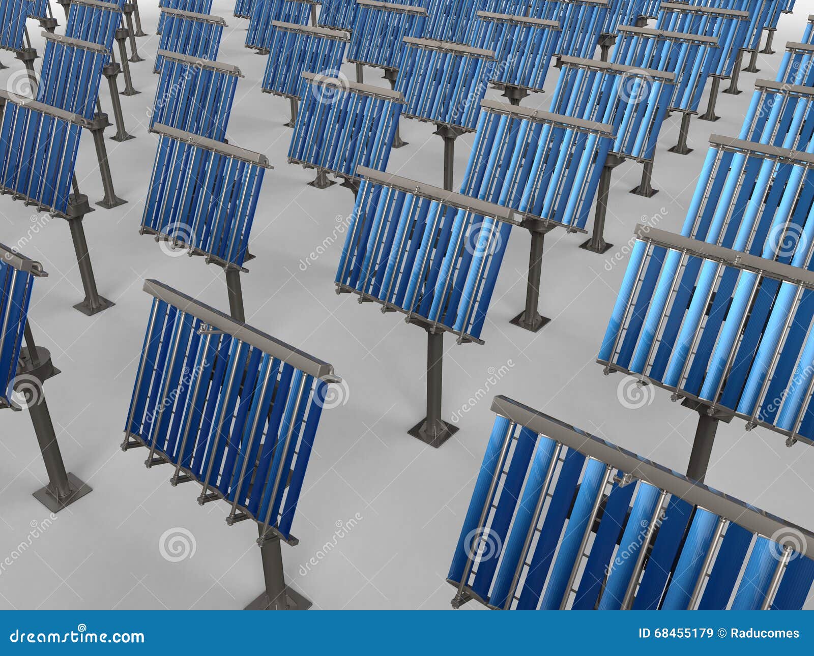 Solar Panels Rectangular Pattern Stock Illustration - Illustration of ...