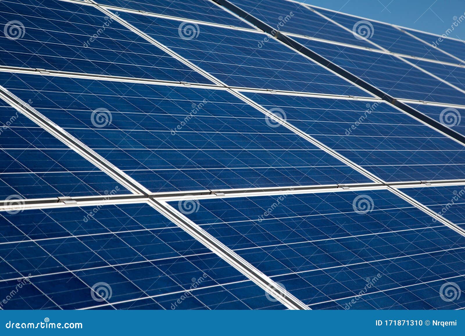 Full Frame Diagonal Image of Solar Panels Stock Photo - Image of ...
