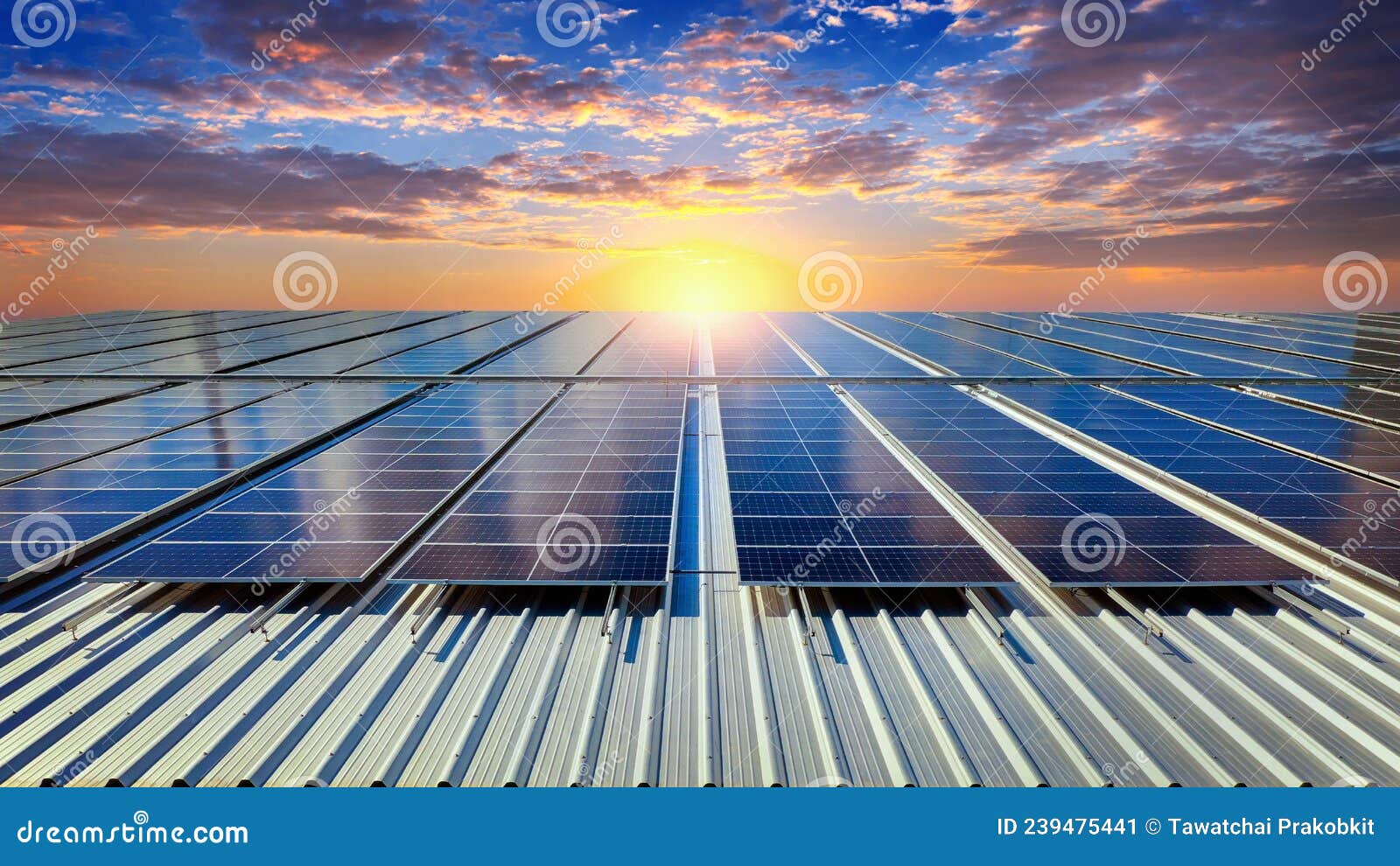Solar Panels on the Roof. Solar Cell Stock Image - Image of alternative ...