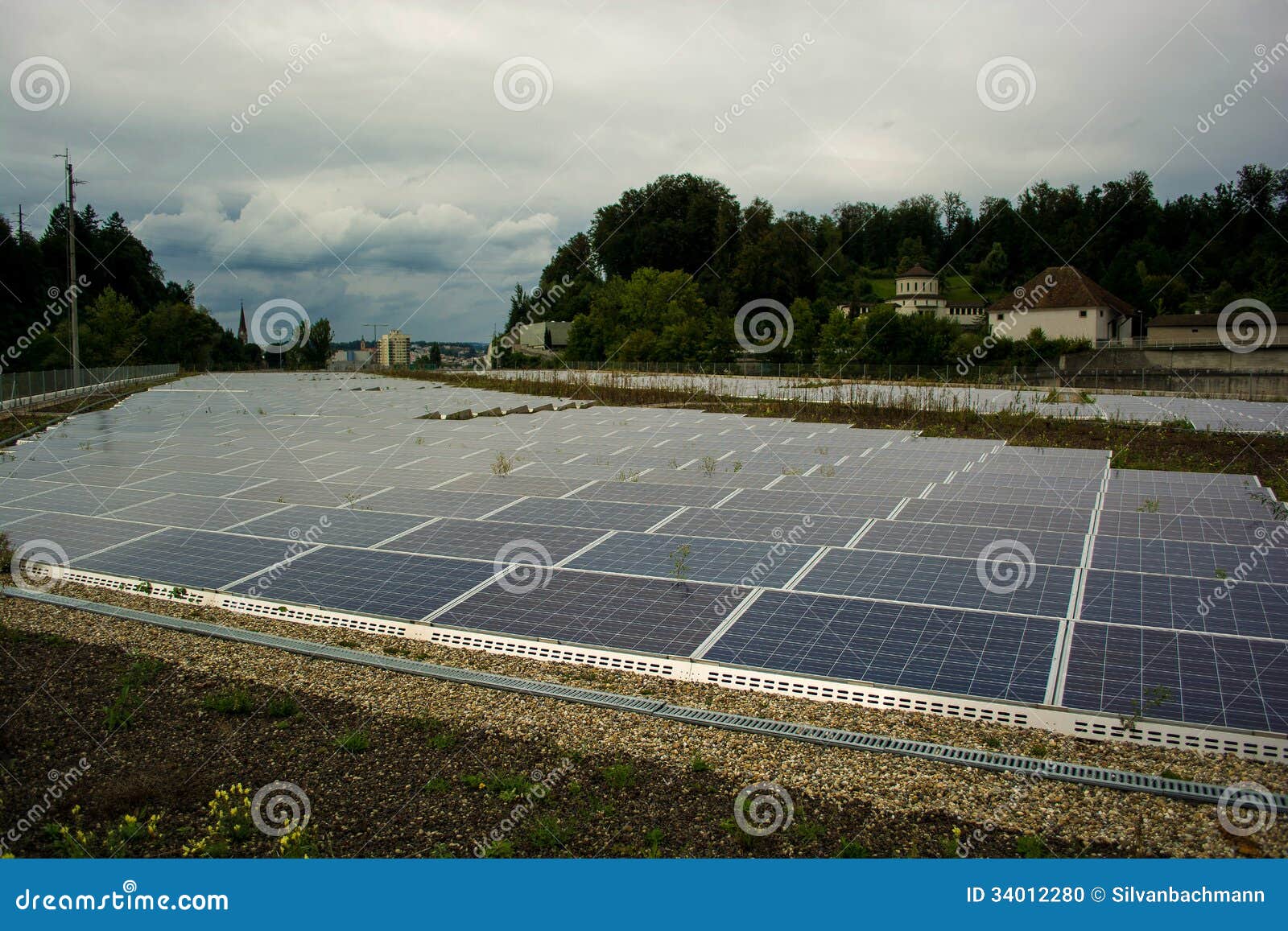 Solar Panels stock photo. Image of deck, solar, flat - 34012280