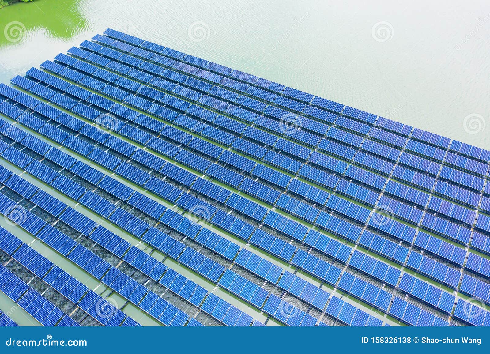 Solar panels shot by drone stock photo. Image of cell - 158326138