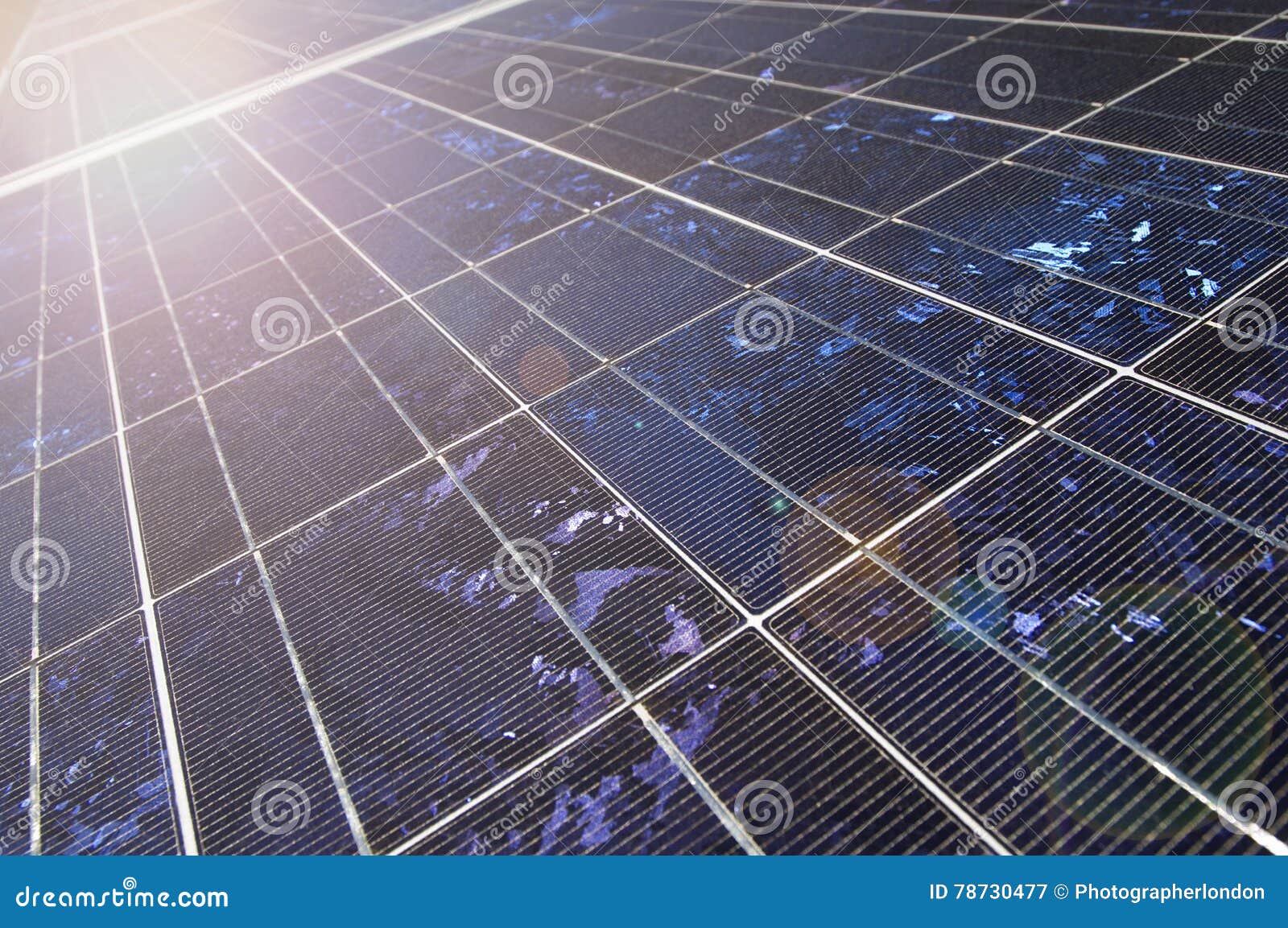 Solar panels and Sunshine stock image. Image of installation - 78730477