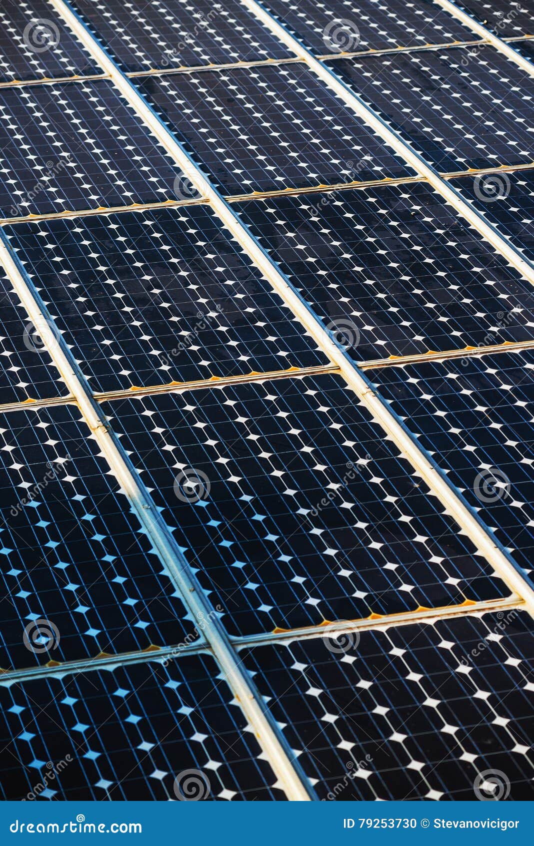 Solar panels surface stock photo. Image of perspective - 79253730