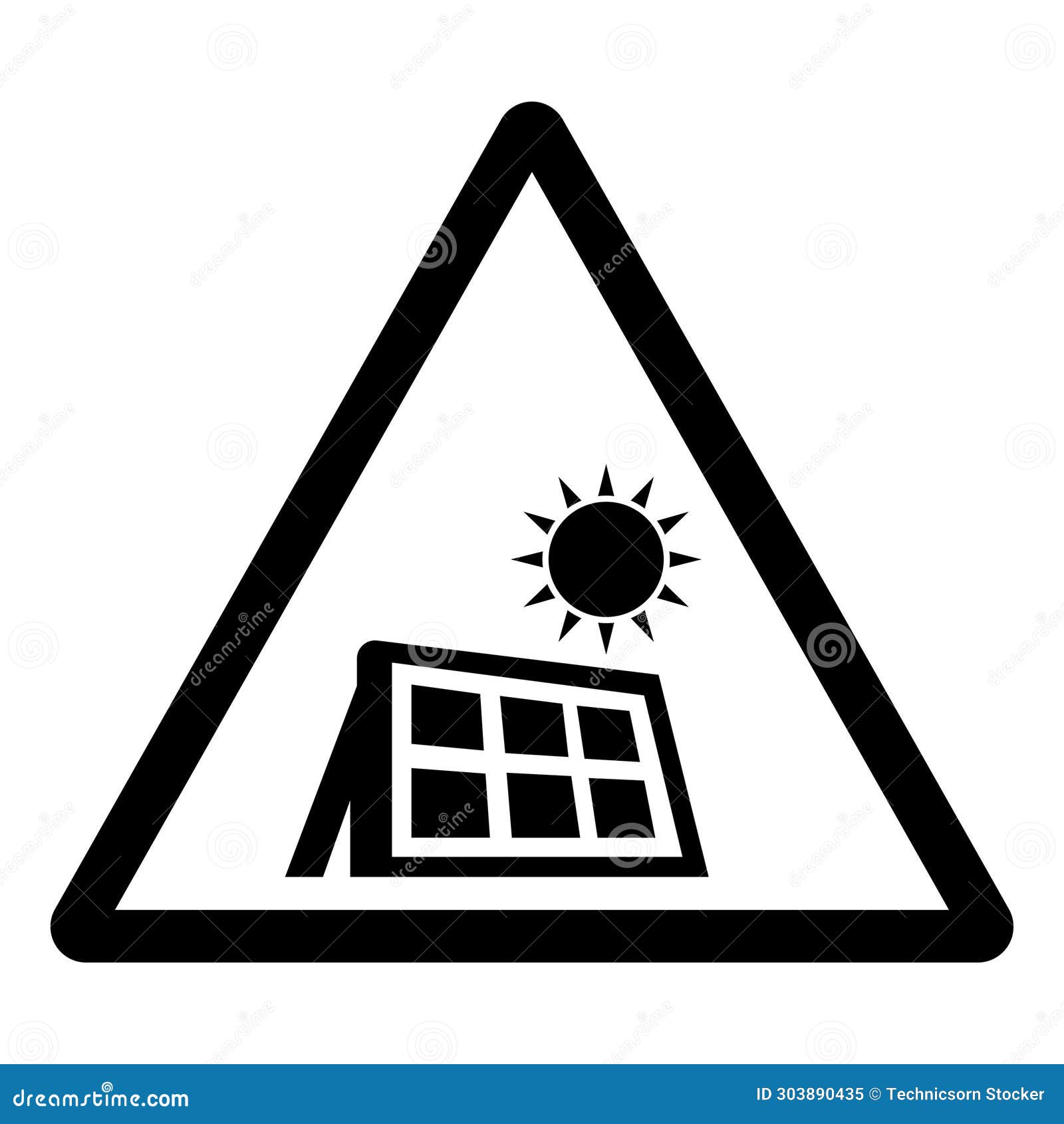 Solar Panels Symbol Sign,Vector Illustration, Isolate on White ...