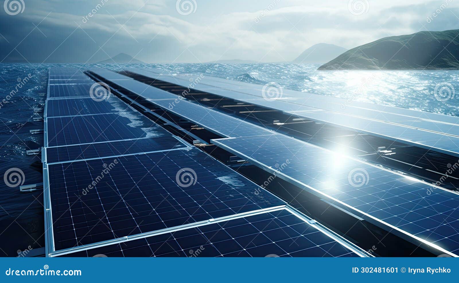 Solar Panels System for Renewable Energy Stock Image - Image of ...