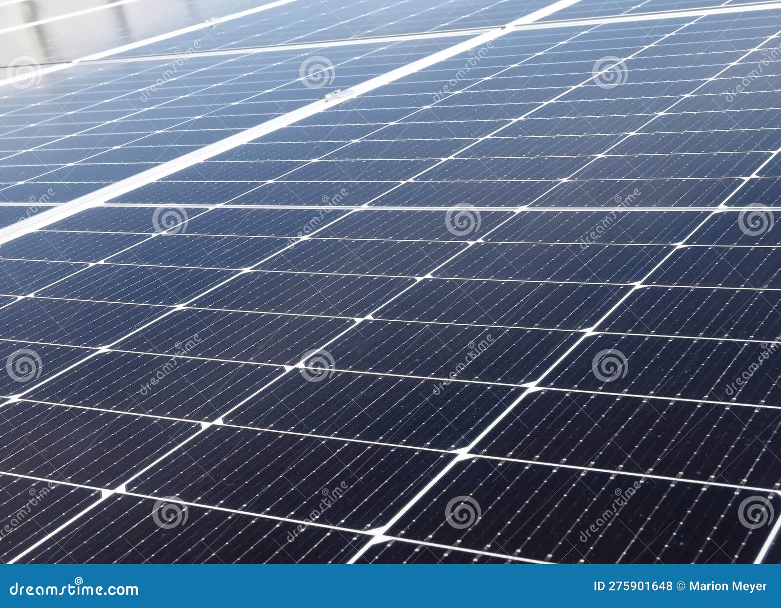 Solar Panels To Collect Solar Energy Stock Photo - Image of light ...
