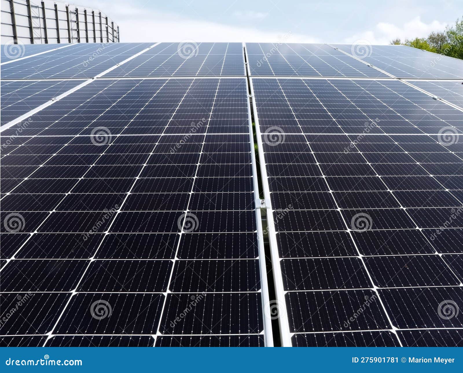 Solar Panels To Collect Solar Energy Stock Image - Image of natural ...