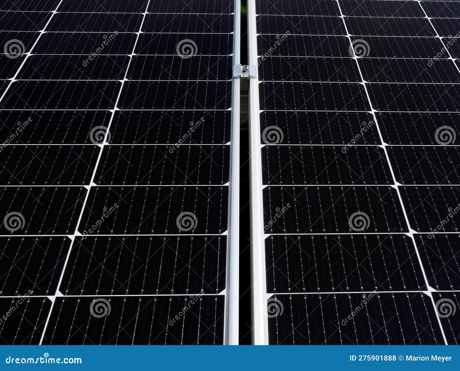 Solar Panels To Collect Solar Energy Stock Photo - Image of ...
