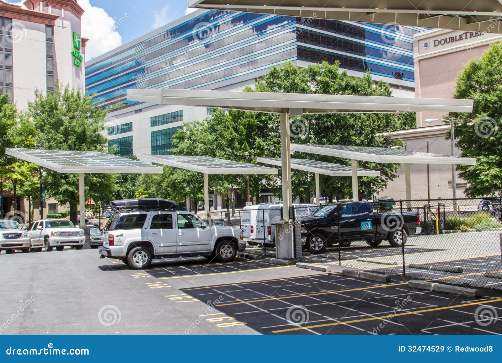 Solar Parking editorial stock image. Image of spaces - 32474529