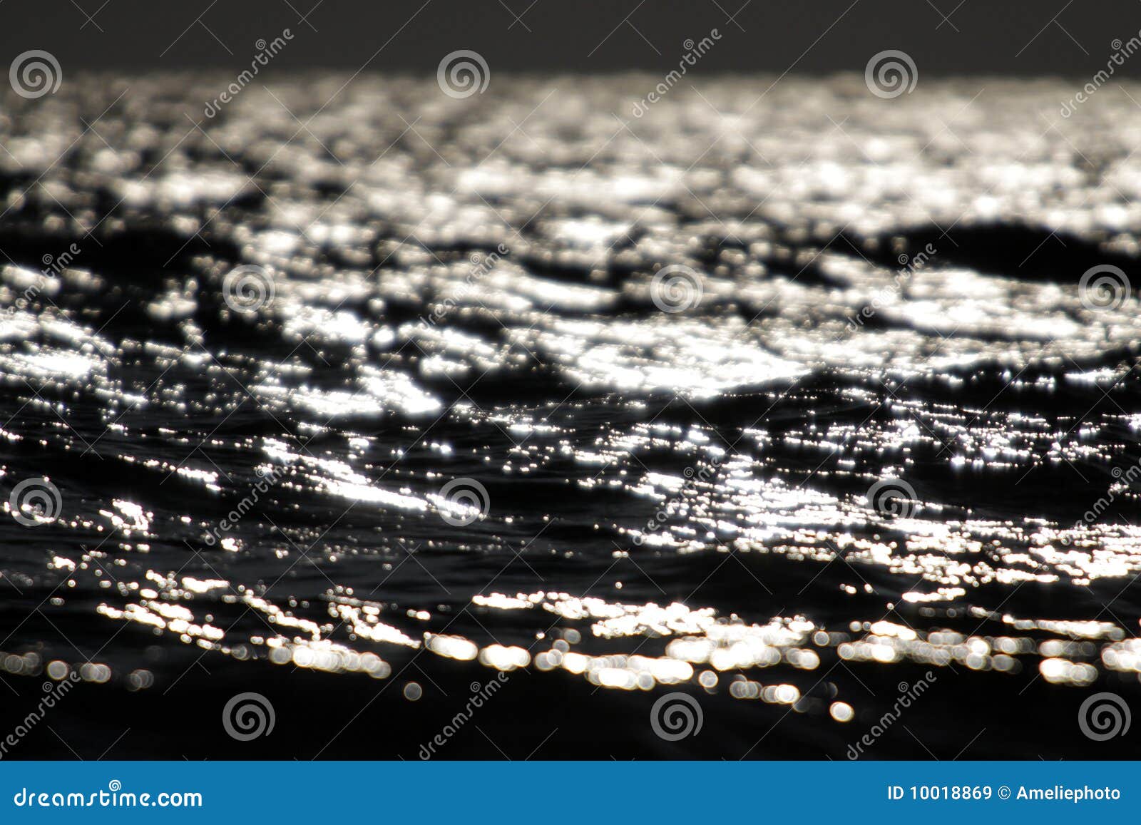 Solar Patches of Light on Water Stock Image - Image of waves, water ...
