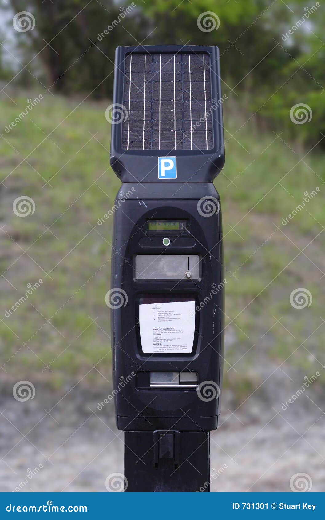 Solar Pay and Display Machine Stock Image - Image of stuartkey, display ...
