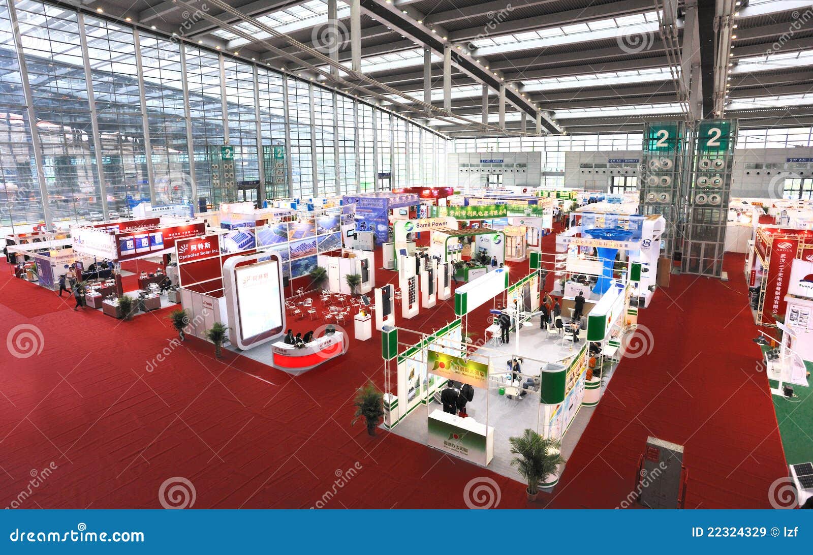 Solar Photovoltaic Exhibition Editorial Stock Image - Image of expo ...