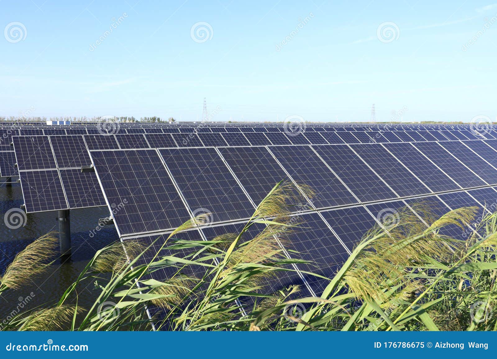 Solar Photovoltaic Power Generation System Stock Image - Image of electricity, innovative: 176786675