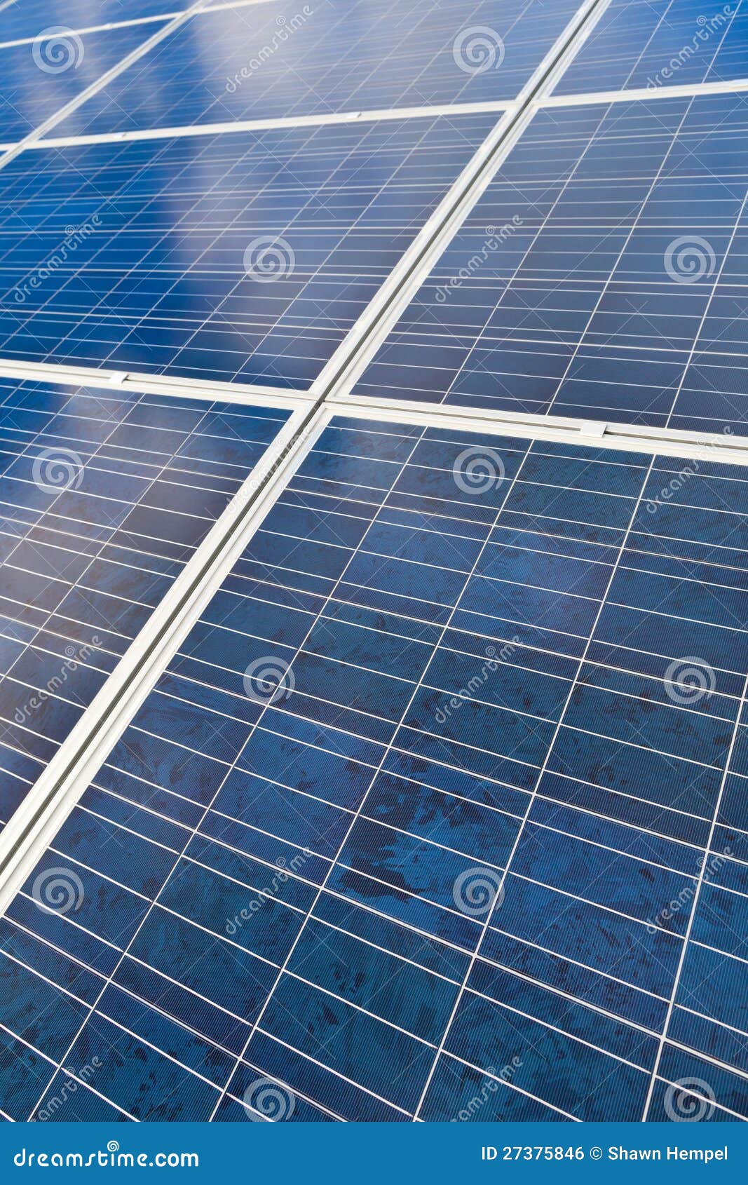 Solar photovoltaics panels stock photo. Image of board - 27375846