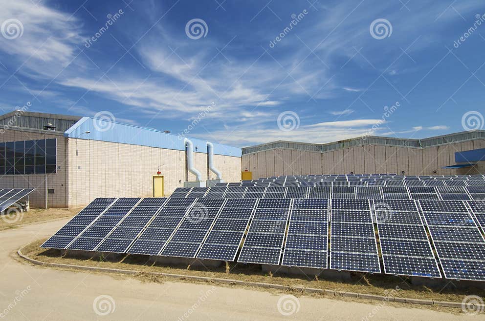 Solar plant stock photo. Image of array, environmental - 10042412