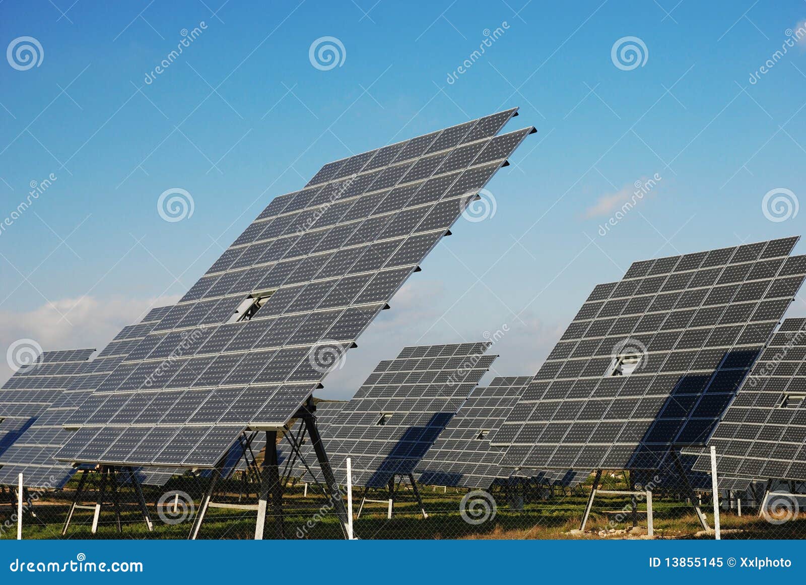 Solar plant stock image. Image of environmentally, friendly - 13855145