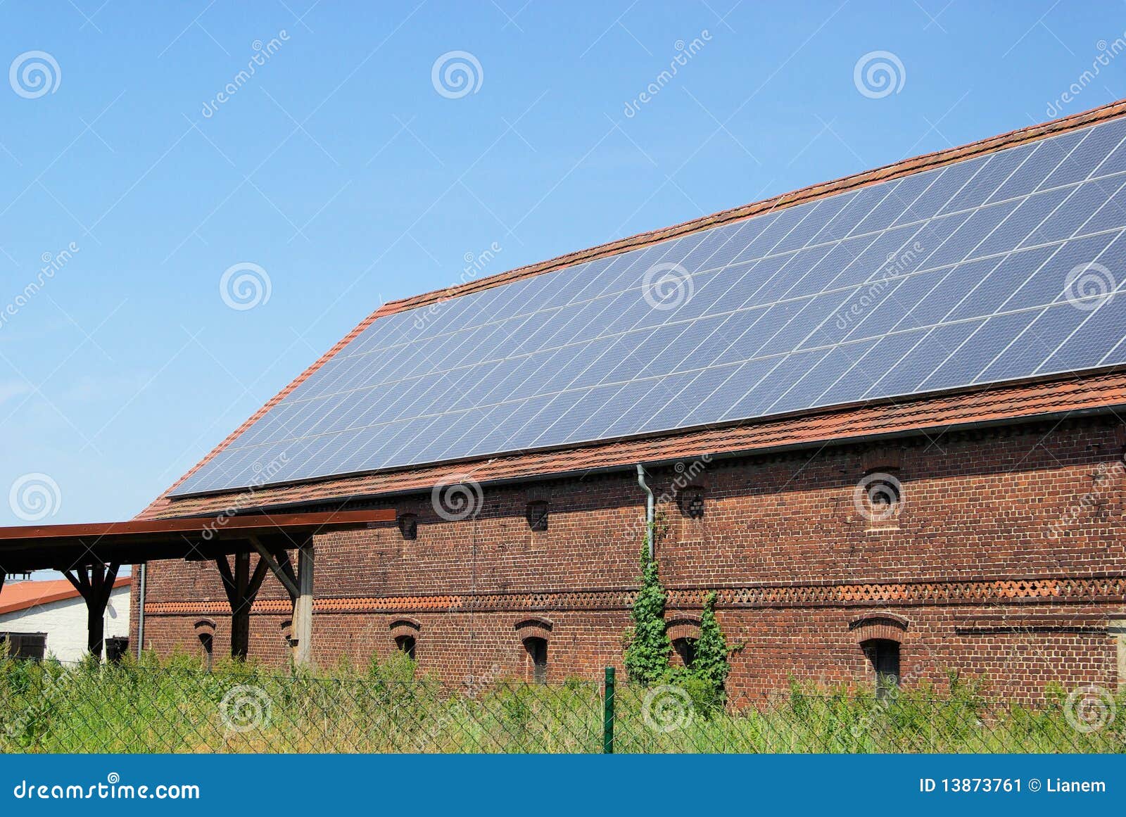 Solar plant stock image. Image of regenerative, cell - 13873761