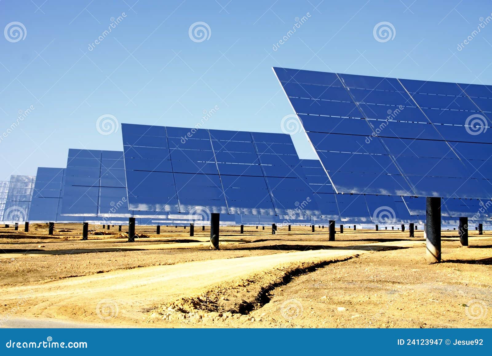 Solar plant stock image. Image of solar, environment - 24123947
