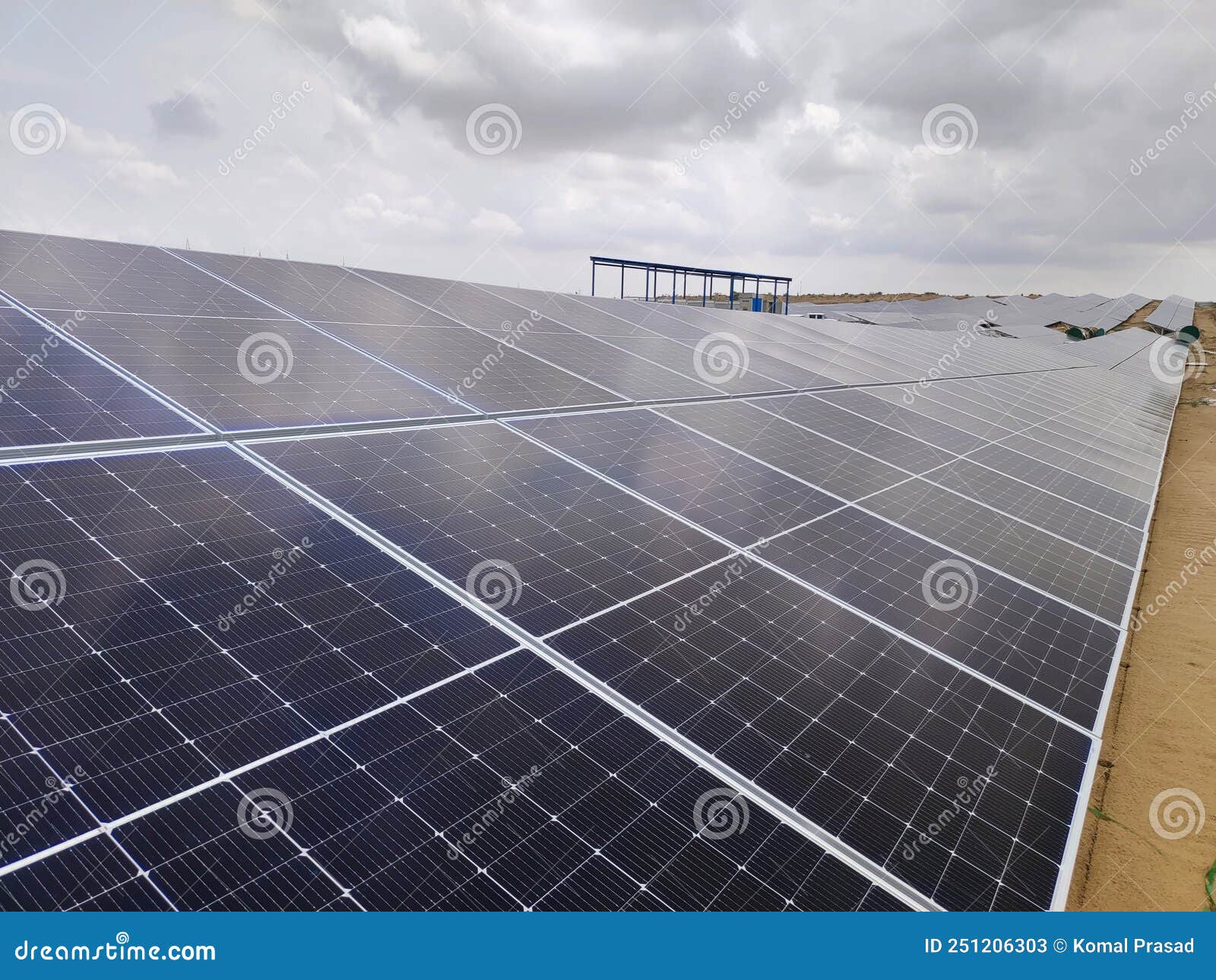 Solar Plant in Rajasthan India Stock Image - Image of nature, power ...