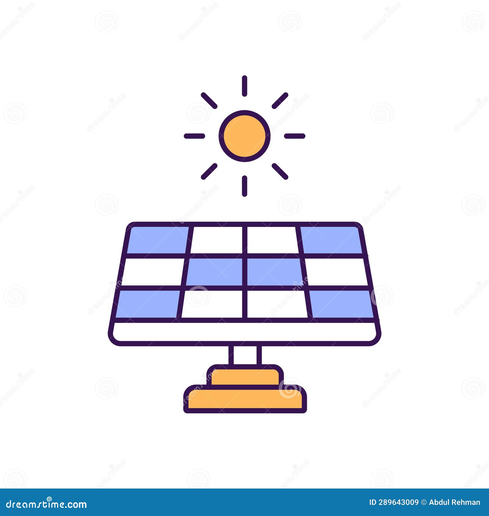 Solar Plates Vector Icon Which Can Easily Modify or Edit. Stock Vector ...