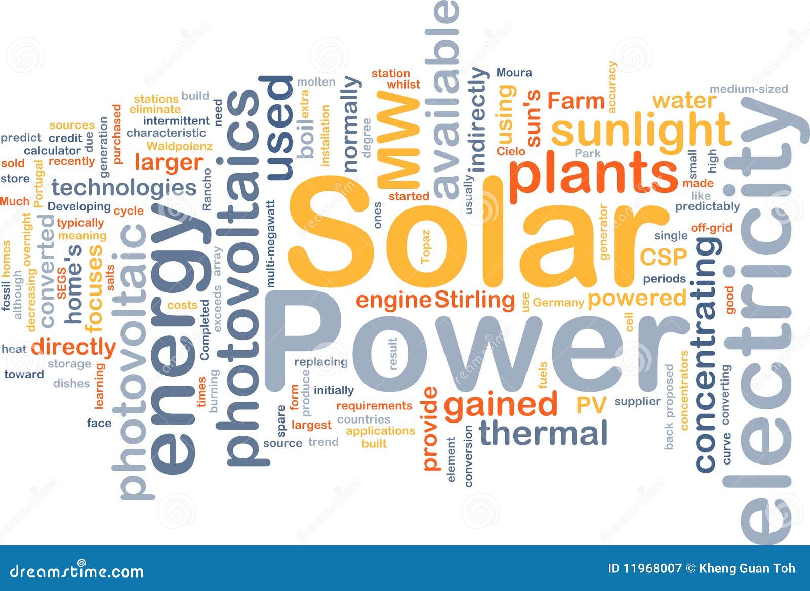Solar Power Background Concept Stock Illustration - Illustration of ...