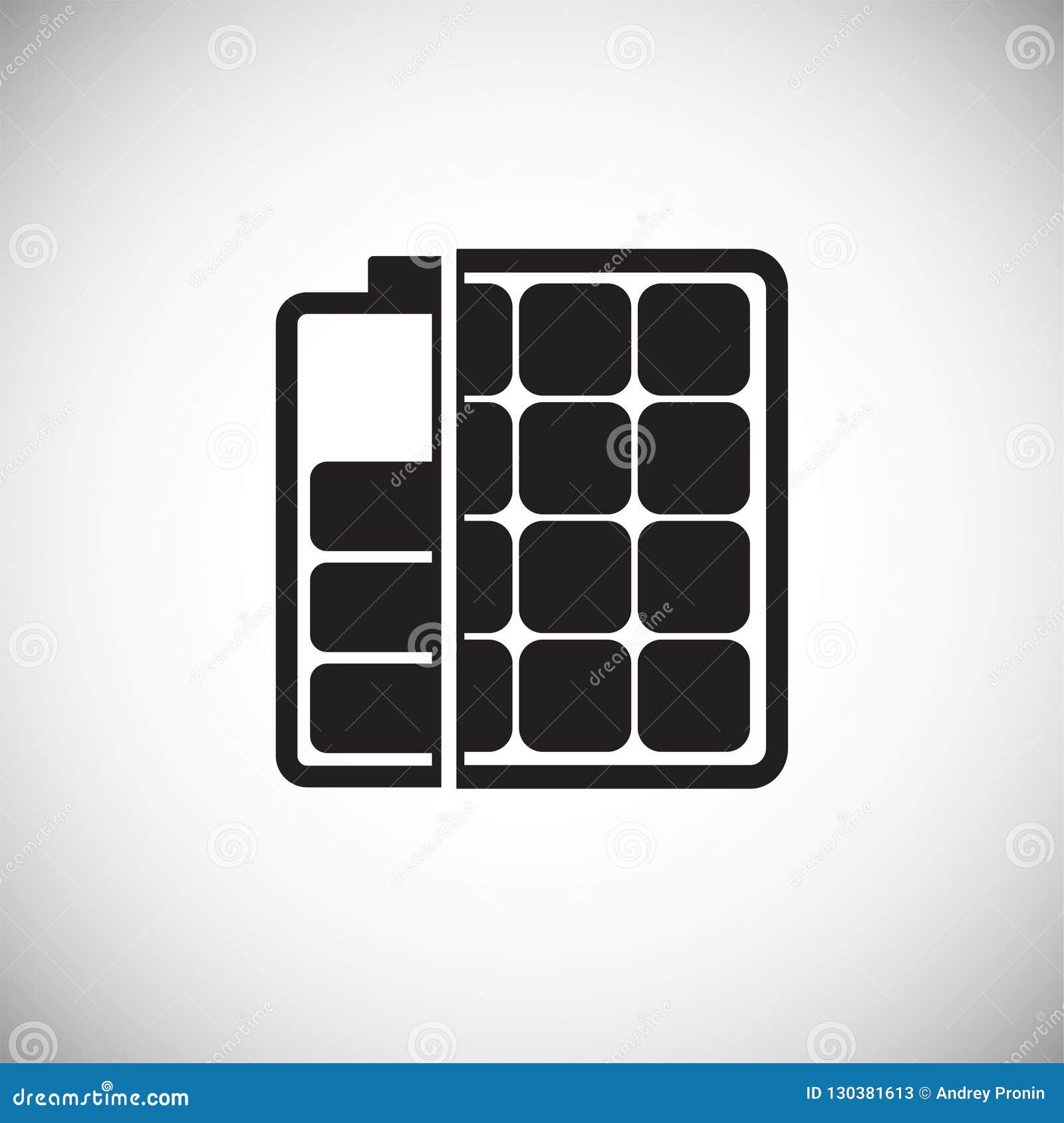 Solar Power Battery on White Background Stock Vector - Illustration of ...
