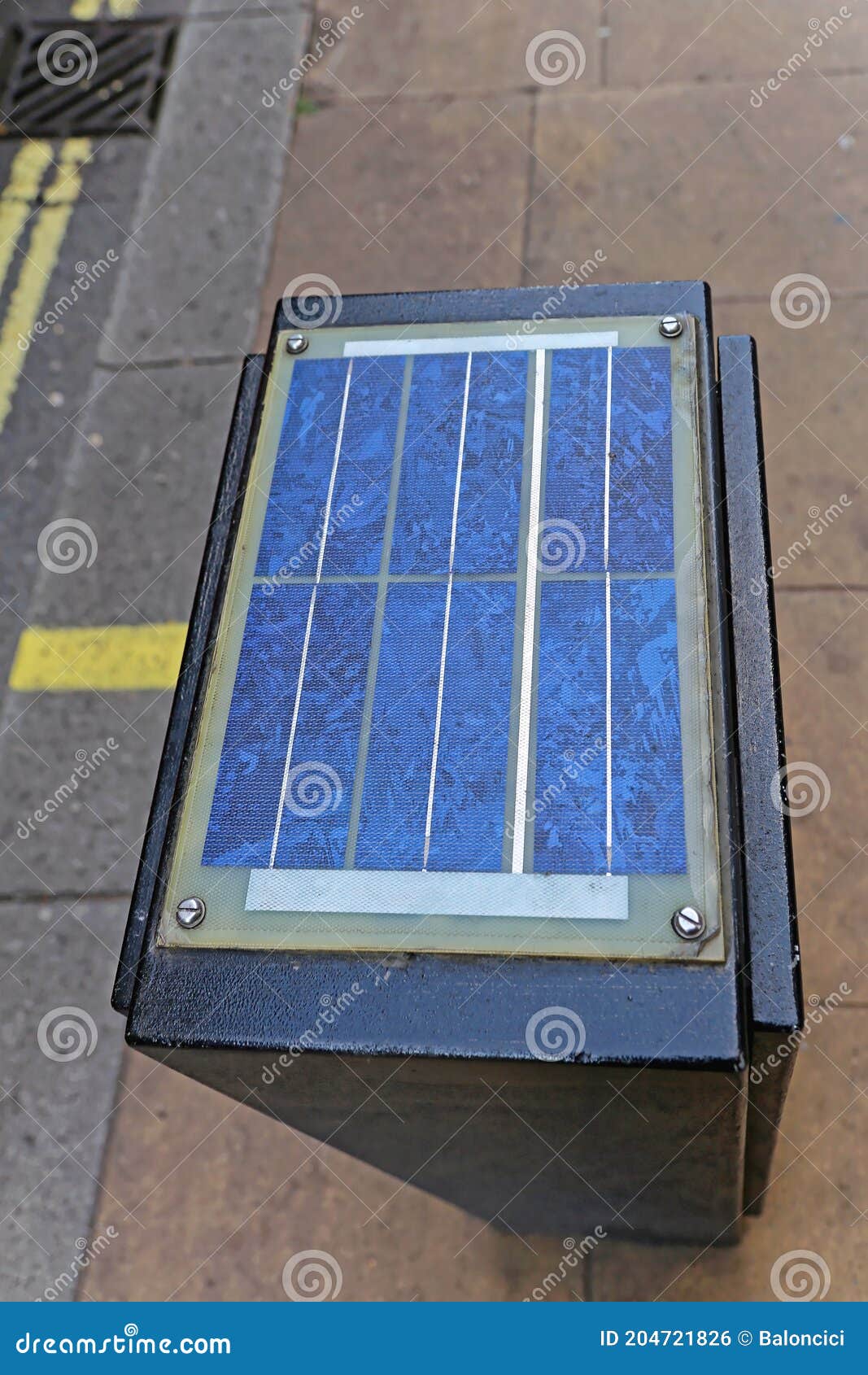 Solar Power Box stock photo. Image of solar, electric - 204721826