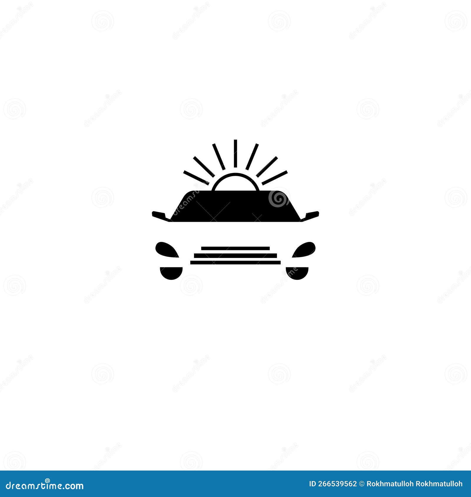 Solar Power Car Logo Design Vector Abstract Illustration Stock Vector ...