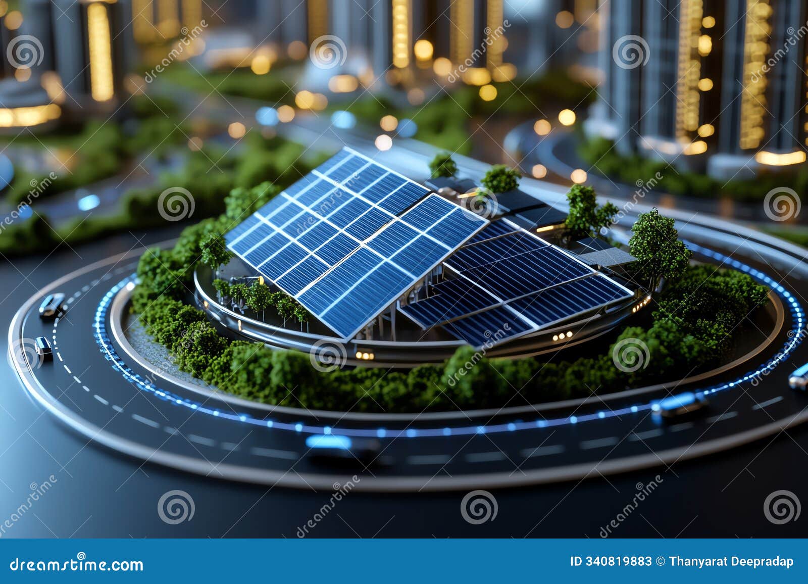 Solar Power Solar Cells, Green Technology, and Energy Grids Visualized ...