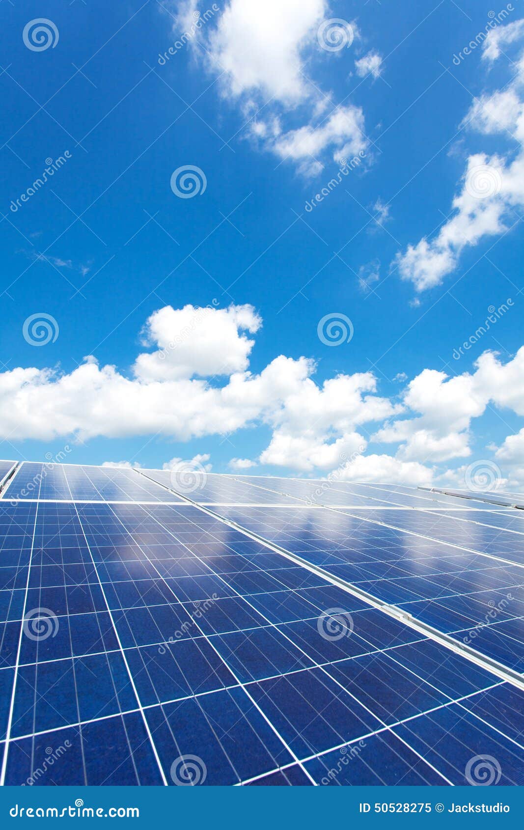 Solar Power for Electric Renewable Energy from the Sun Stock Image ...