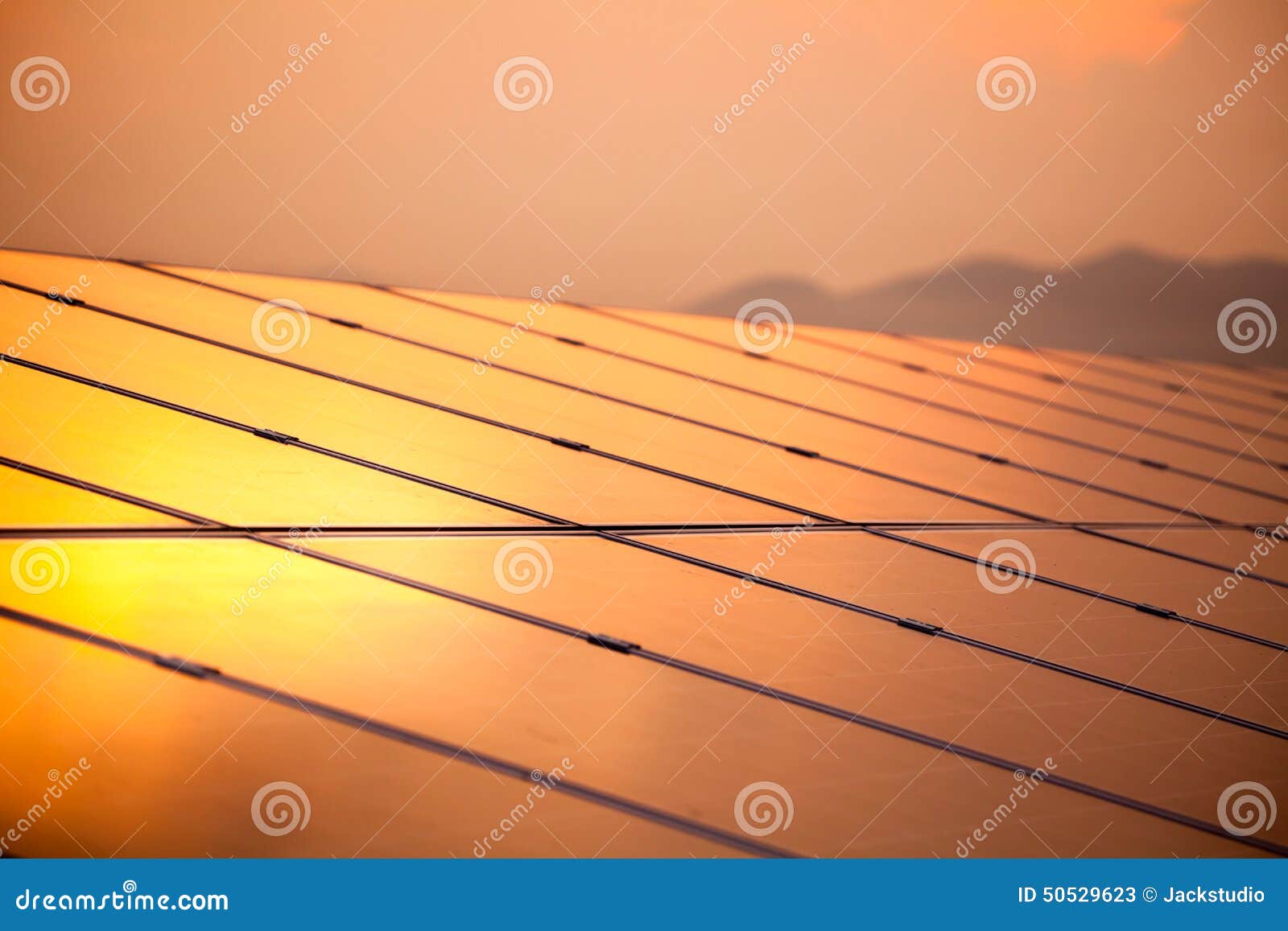 Solar Power for Electric Renewable Energy from the Sun Stock Image ...