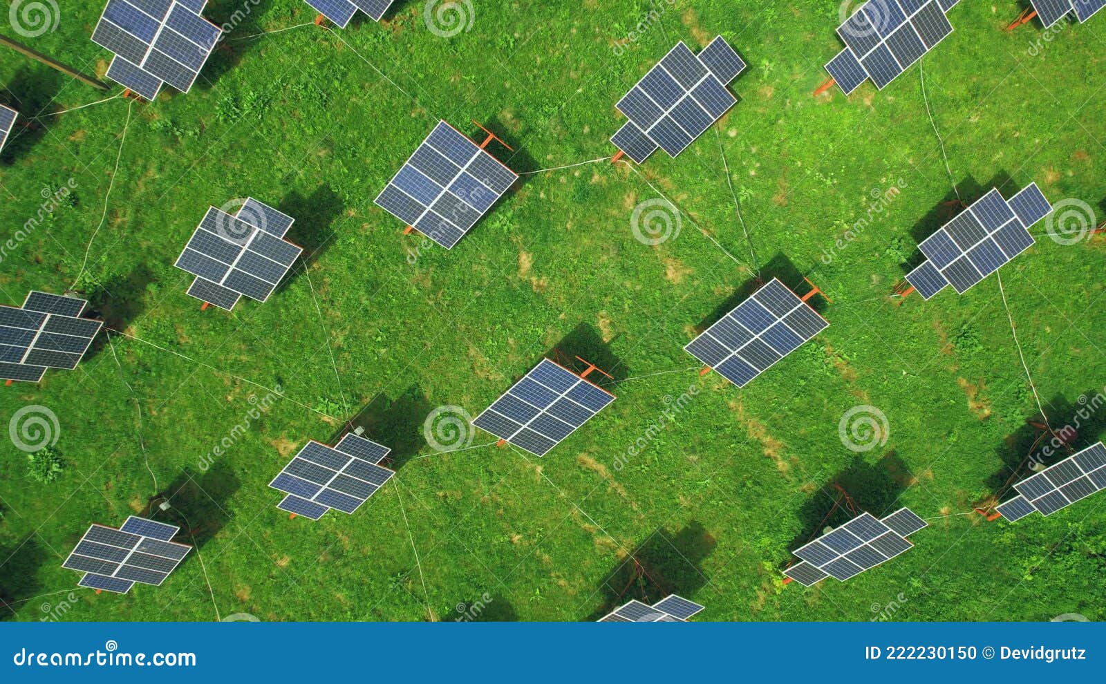 Solar Power Generation Technology. Solar Battery Panel Modules. Concept ...