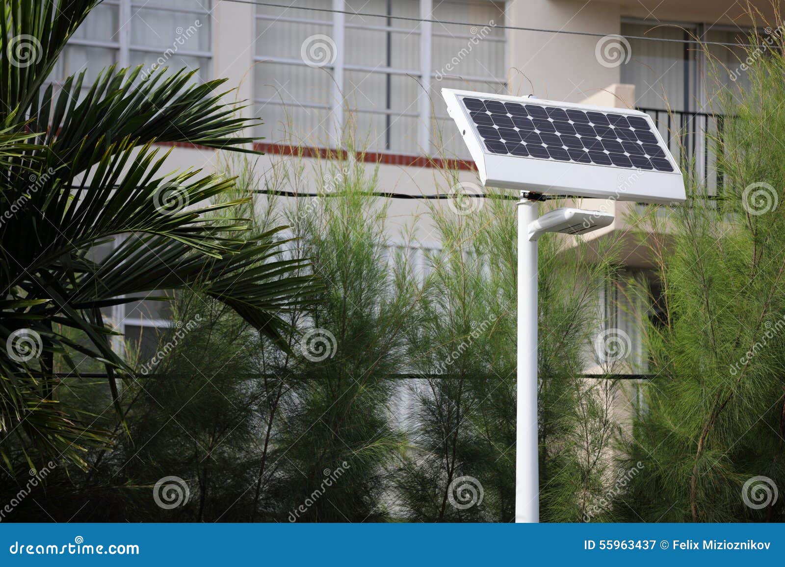 Solar power light stock image. Image of street, light - 55963437