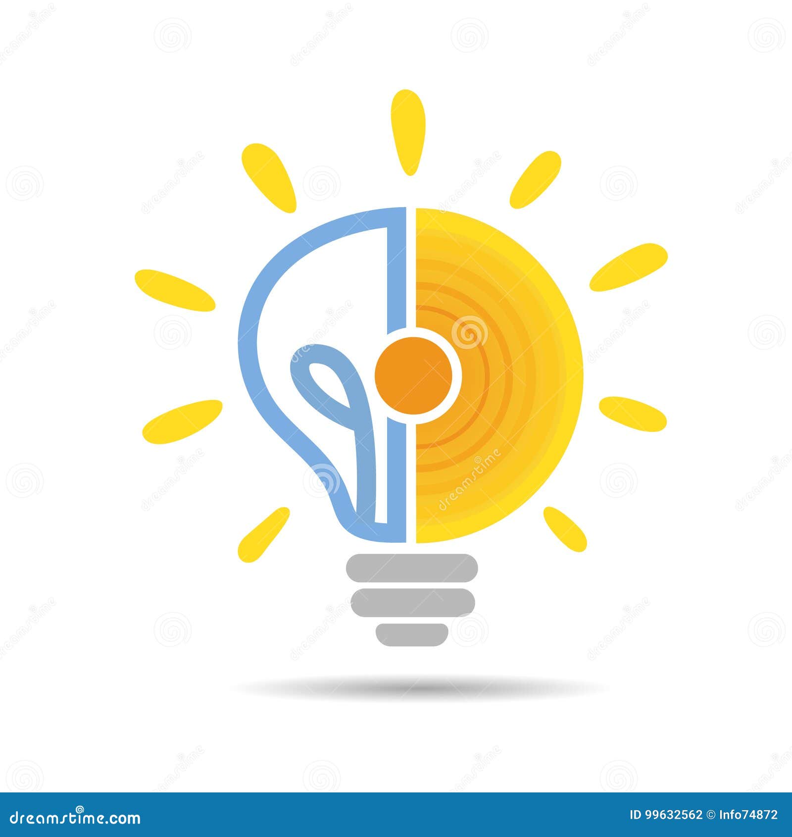 Solar Energy Logo Icon. Vector. Stock Vector - Illustration of ...