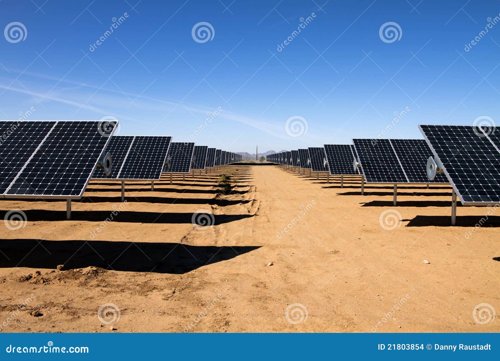 Solar Power Panel Energy Farm Stock Photo - Image of ecological ...