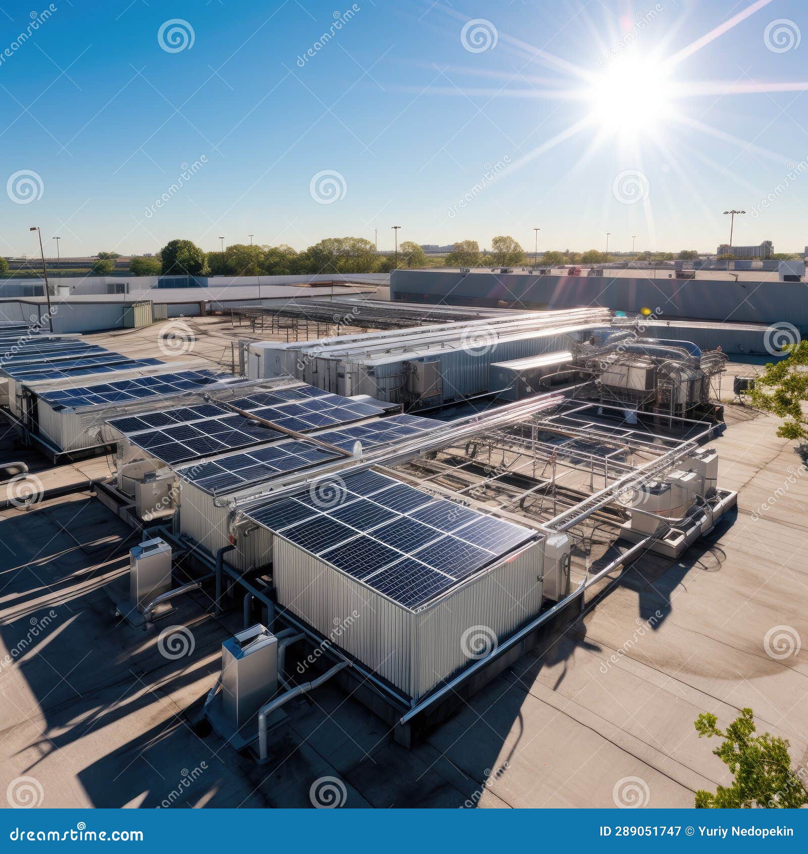 Solar Power Panels and HVAC Systems with Automation Stock Illustration ... Solar Power Panels and HVAC Systems with Automation Stock Illustration ...