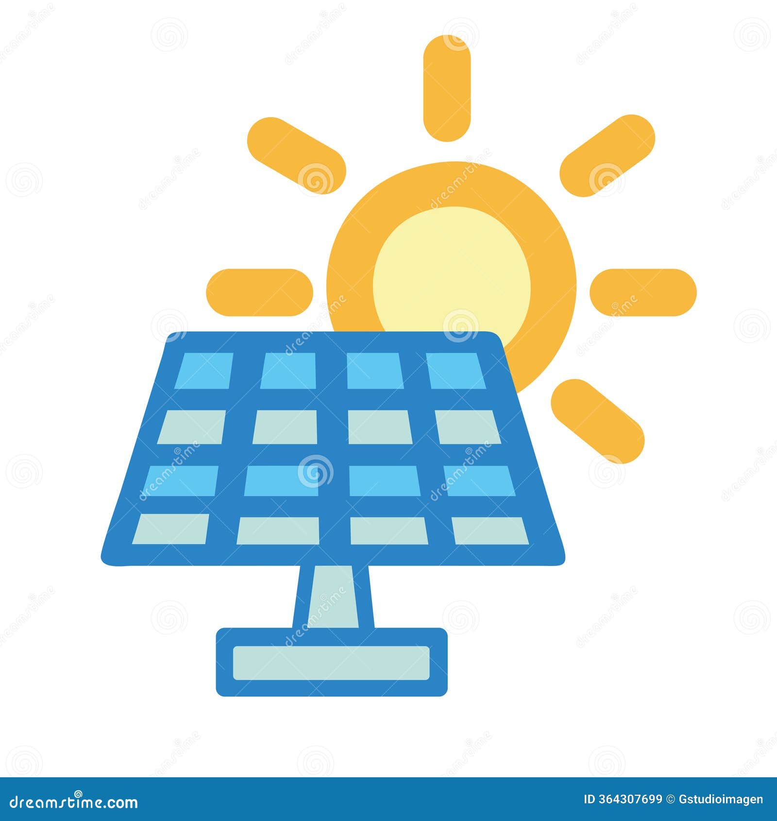 Photovoltaic Panel Cartoon Vector | CartoonDealer.com #24647229