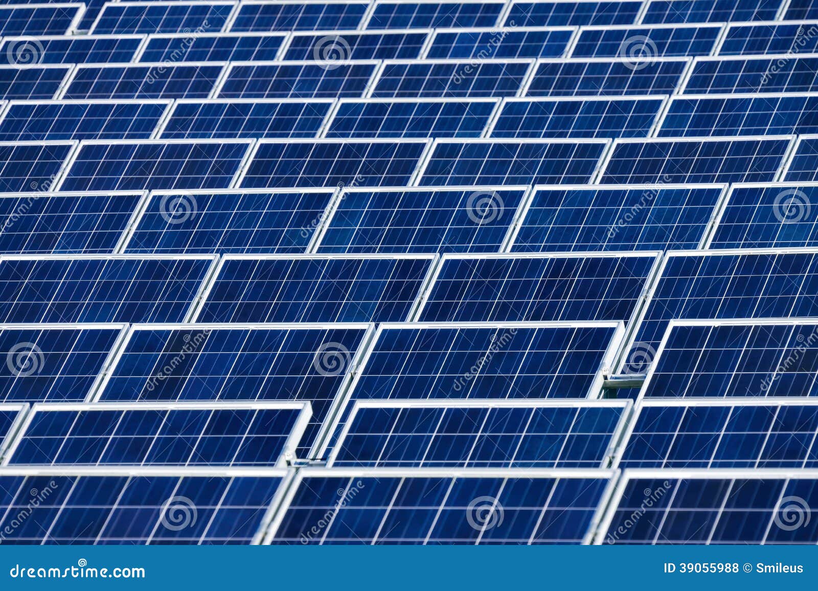 Solar power plant stock photo. Image of modern, energy - 39055988