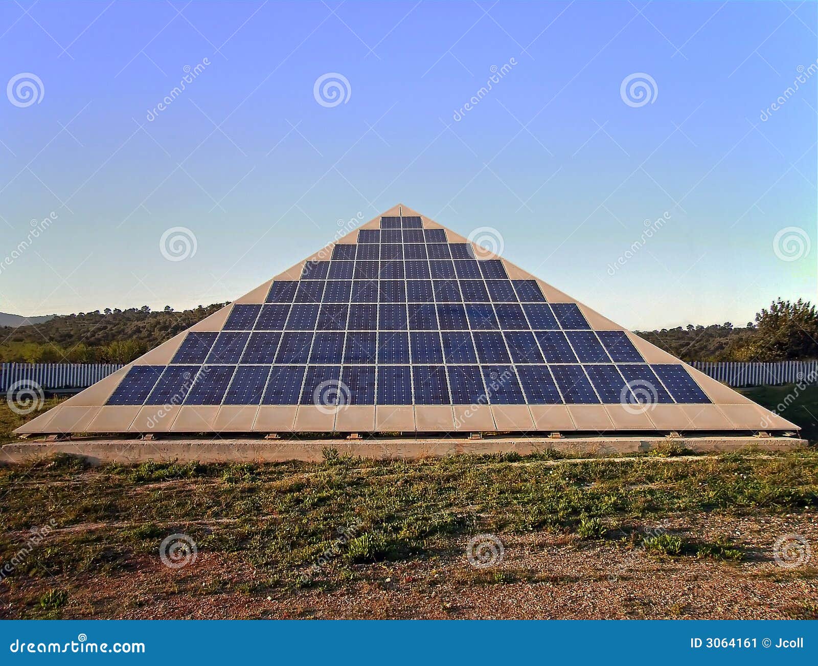 Solar Power Pyramid stock image. Image of thermal, heat - 3064161