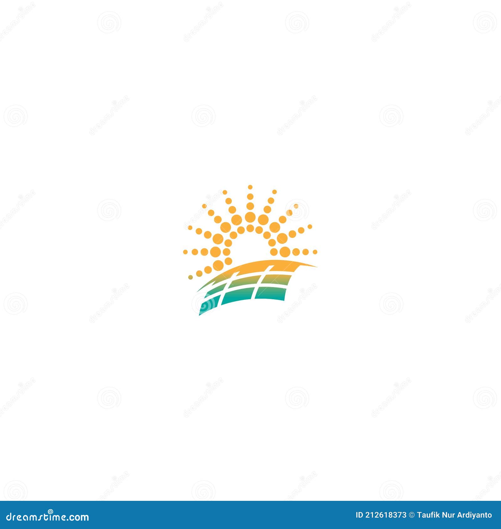 Solar Power Symbol Lightning Icon Logo Design Vector Stock Vector ...