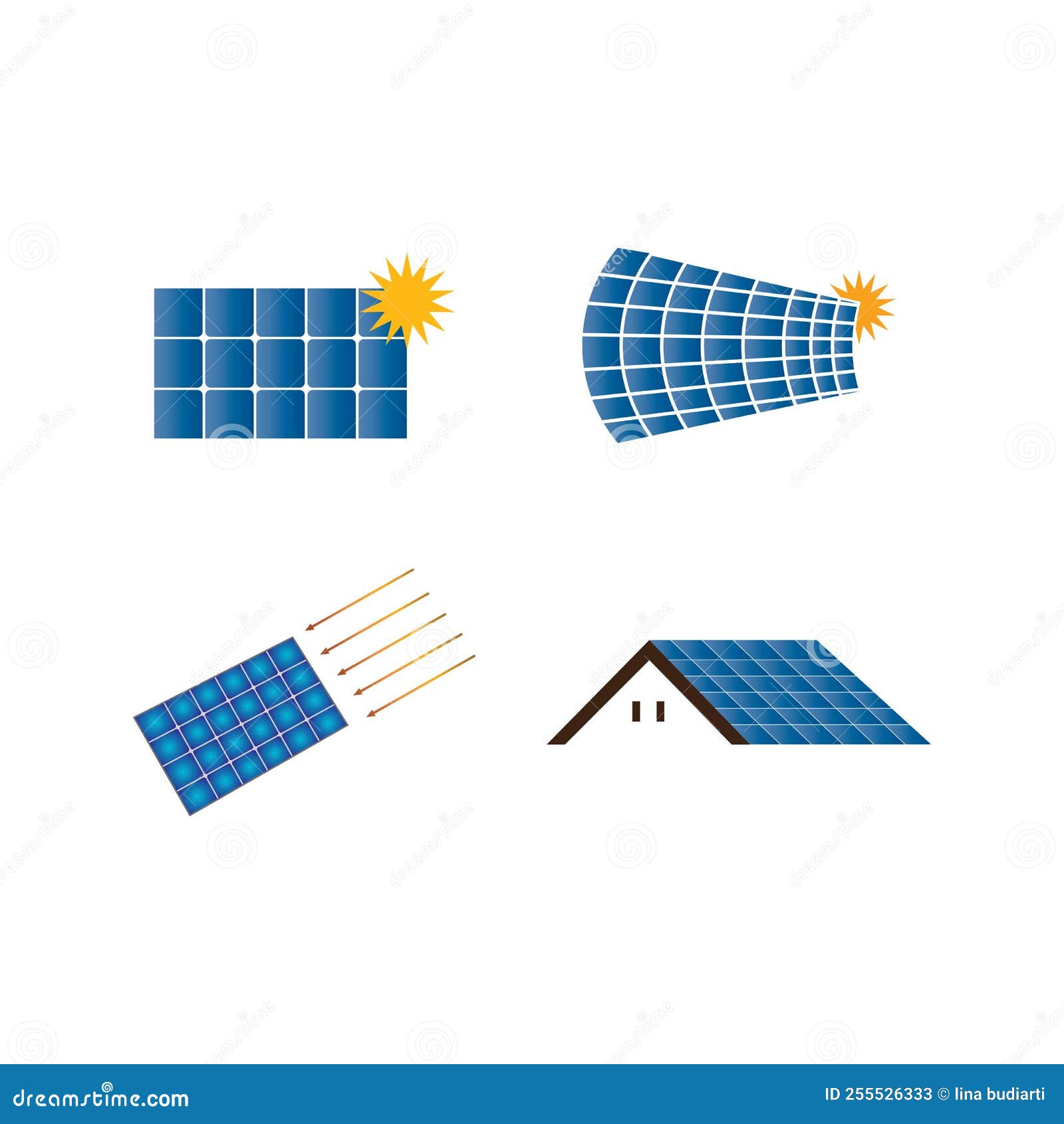 Solar power vector icon stock vector. Illustration of environment ...