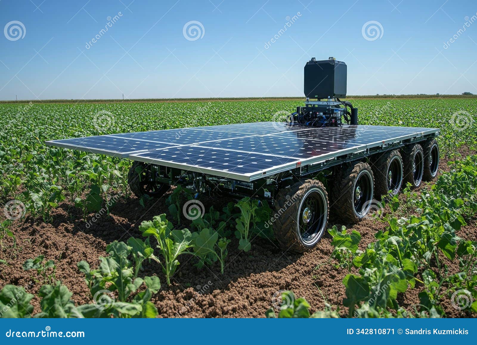 Agriculture By Robot Robotic Hand Planting Collecting Plants And Fruits ...